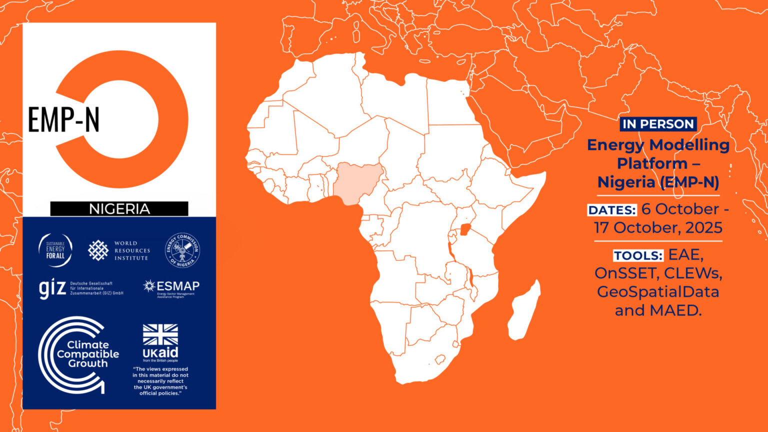 Energy Modelling Platform for Nigeria (EMP-N) - Climate Compatible Growth